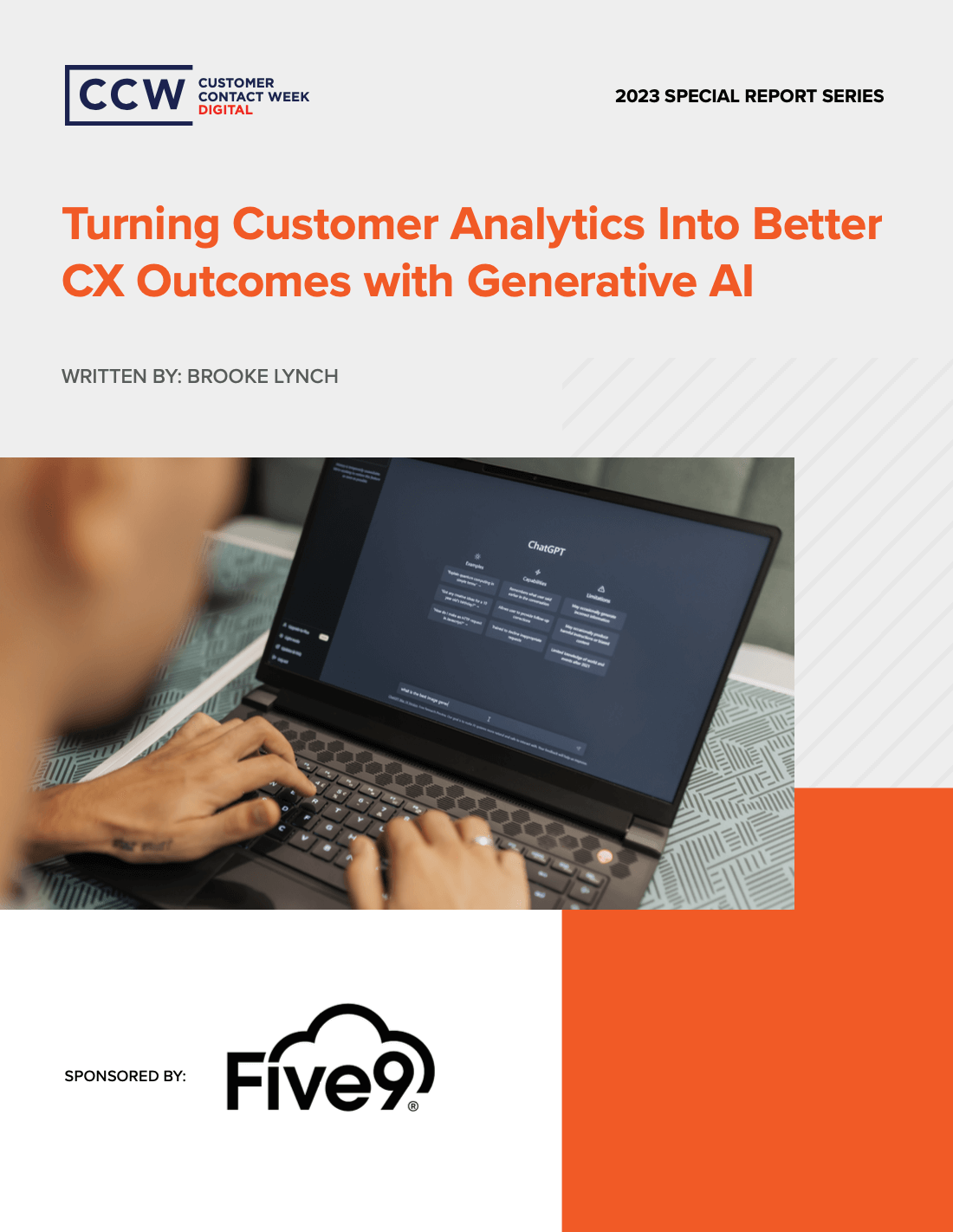 CCW Report: Turn Analytics into Better CX Outcomes with GPT | Five9